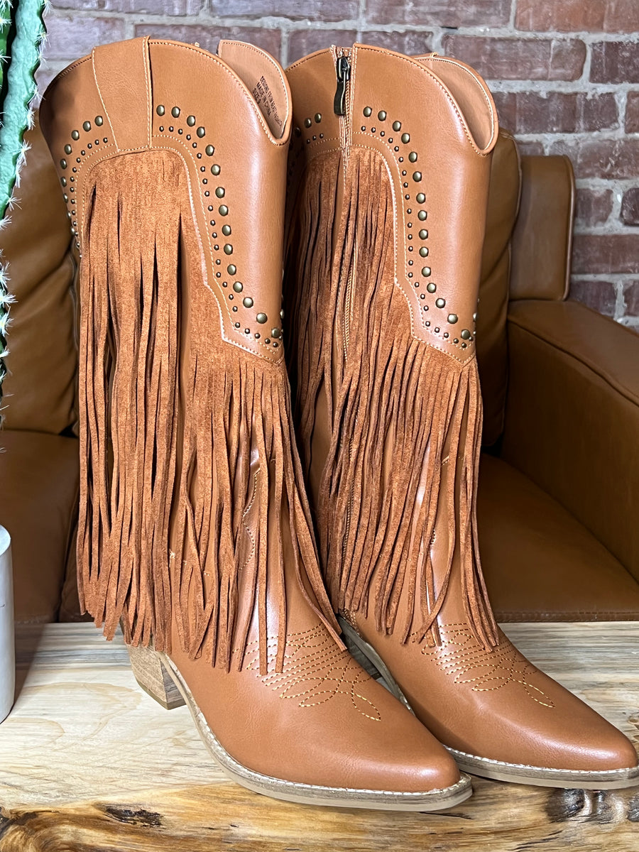 Adela Fringe Boots – EastWestBoutique